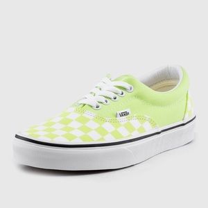Vans | Shoes | Vans Era Lime Green Checkered Skateboard Shoes | Poshmark